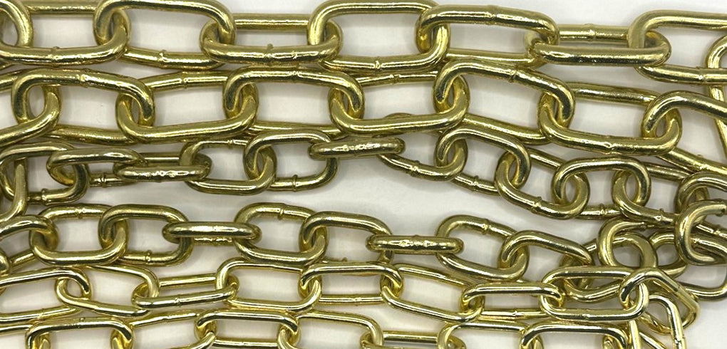 Brass Chains - Brass Plated Chains – English Chain Direct