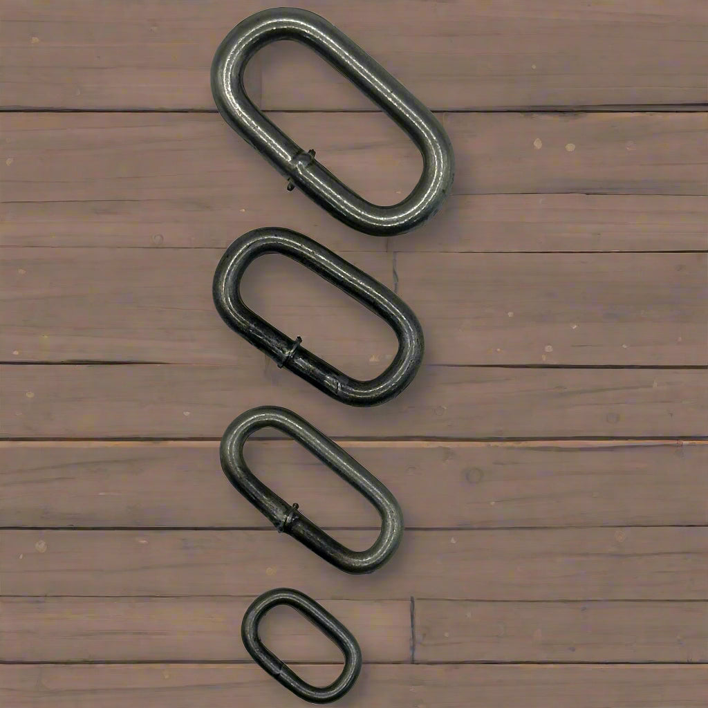 Buy Unfinished Steel Welded Chain - Single Links – English Chain Direct