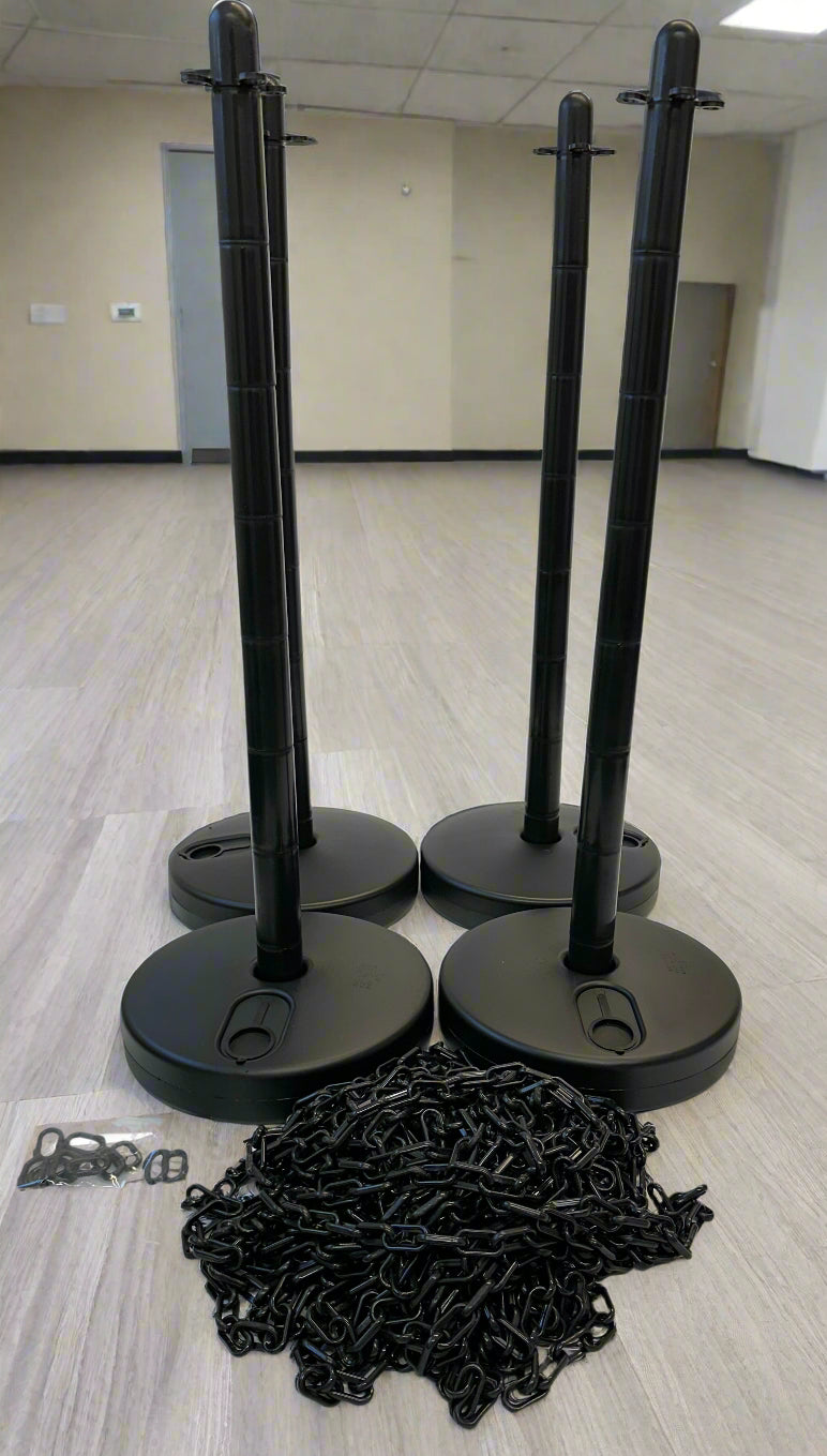 Buy Black Post and Chain Kit – English Chain Direct