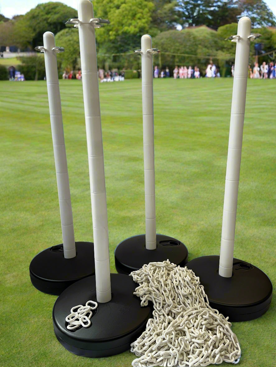 BuyWhite Post and Chain Kit – English Chain Direct