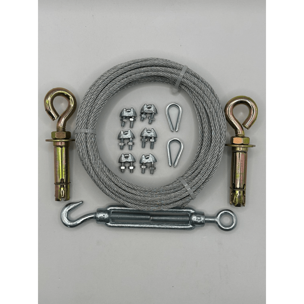 Buy Catenary Wire Rope Kit - Small Eye Bolt Kit - 5m – English Chain Direct