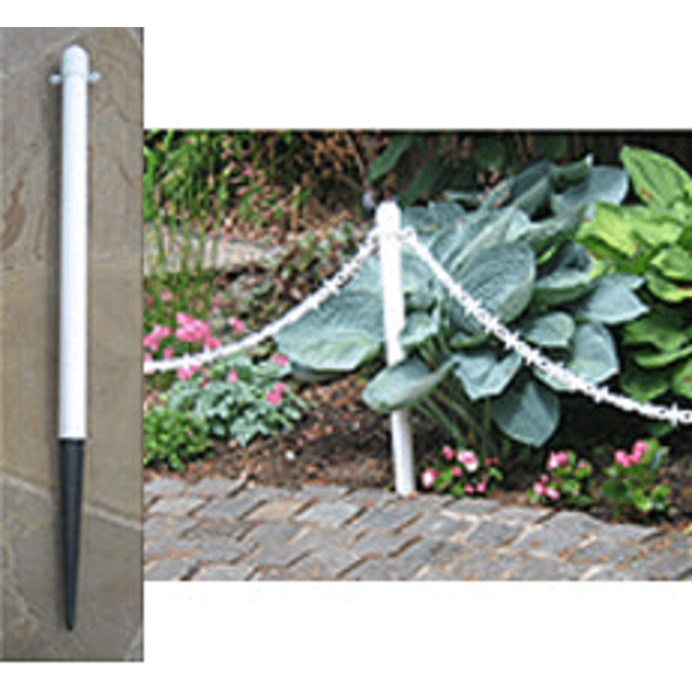Buy White Plastic Spiked Post – English Chain Direct