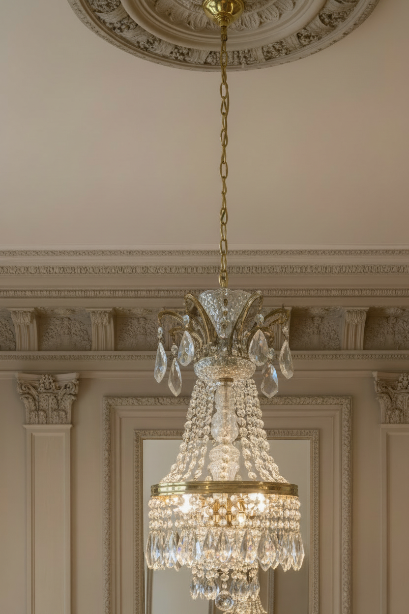 Twisted Link Brass Decorative Chandelier Chain – English Chain Direct